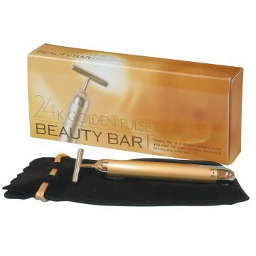 エムシービケン ビューティーバー 美顔器 フェイスケア 純金 電動美顔器 振動 軽量 日本製 国産 BEAUTY BAR 振動 ハンディ美顔器 顔 顔用 フェイスライン用 フェイス 美顔用品 防水 バスタイム リラックス 母の日 誕生日 バースデー プレゼント ギフト 贈り物 お祝い おすすめ