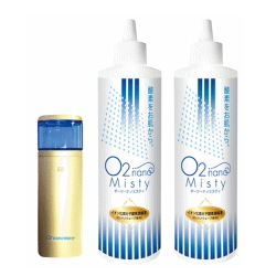 O2ナノウェーブ 本体＋O2ナノミスティ 300ml×2本セット 美顔器 保湿ミスト O2nanowave ナノミステイ 頭皮 顔 ミスト 保湿 化粧水 ローション レディース 女性用 母の日 誕生日 プレゼント