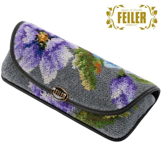 正規品 フェイラー FEILER メガネケース アメジストブルーム グレー ABL-222024 眼鏡ケース 大人 スリム 持ち運び おしゃれ かわいい レディース 日本製の通販はau PAY ...