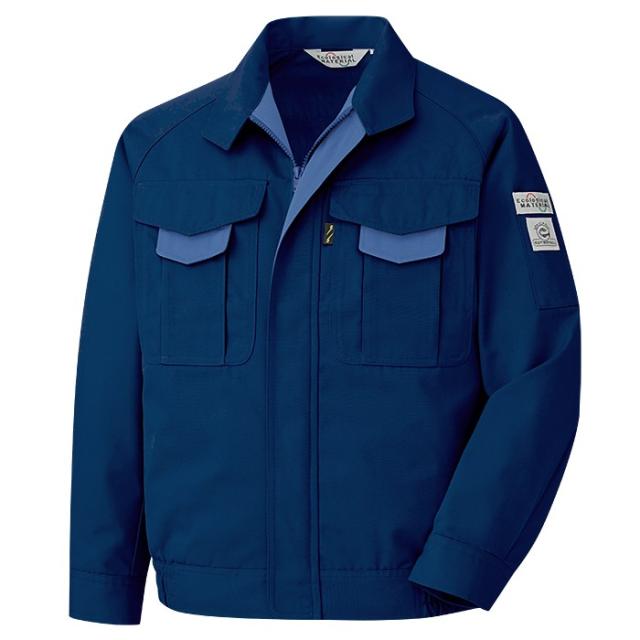 ミドリ安全 ブルゾン RC197 上 ネイビー 作業着 作業服