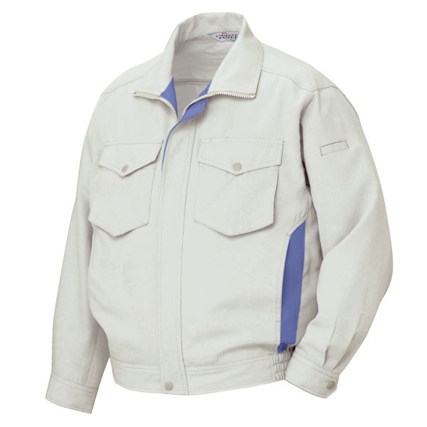 男女共用　長袖ブルゾン　ＲＣ−Ｓ２４６１上　シルバーグレー