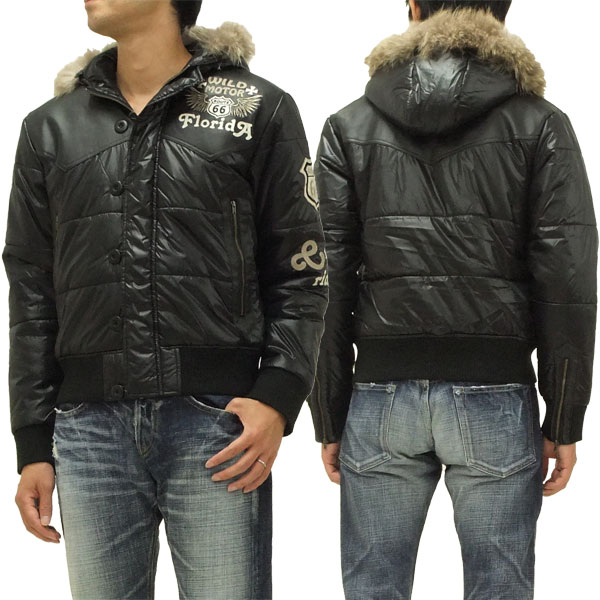 インフィニティ パーカージャケット 中綿入り アメカジ bi-2101 黒 新品