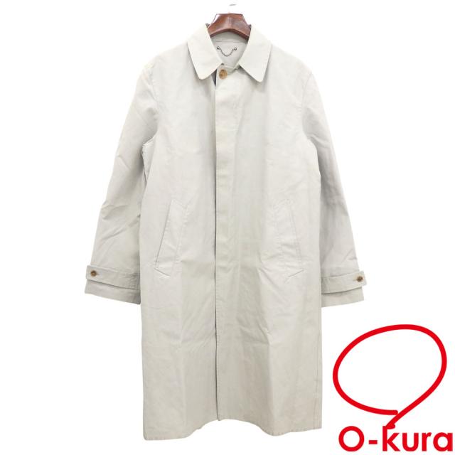 中古 ルイ・ヴィトン ステンカラー コート メンズ グレー サイズ54 コットン他 長袖 ロング RM081M MMCO32C4Y 古着 アパレル アウター