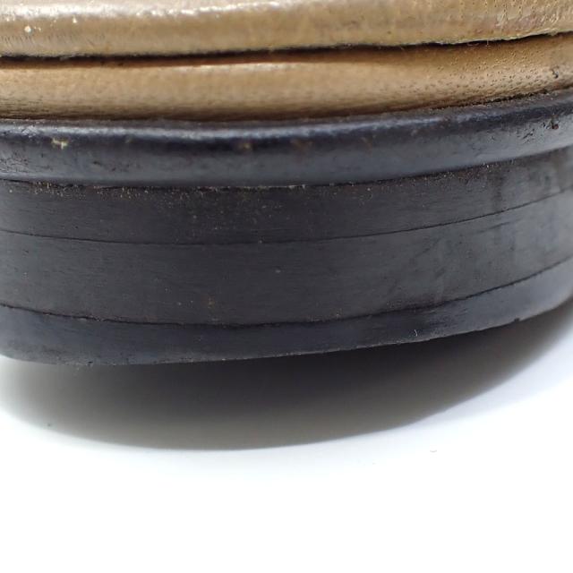 中古 セリーヌ サボサンダル レディース ハラコ他 キャメル 22.5cm 35 ロゴ フラット ぺたんこ 古着 アパレル