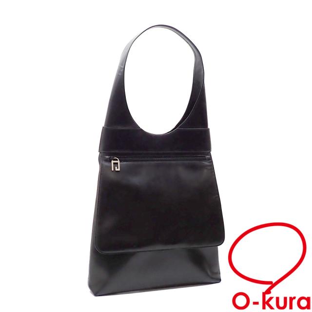 中古 グッチ ワンショルダーバッグ レディース ブラック レザー スエード 002-2113-0416 肩掛