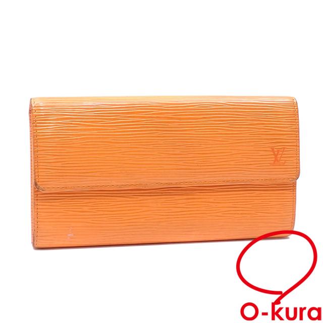 中古 ルイ・ヴィトン 二つ折り 長財布 エピ ポシェット ポルトモネ カルト クレディ レディース M6359H