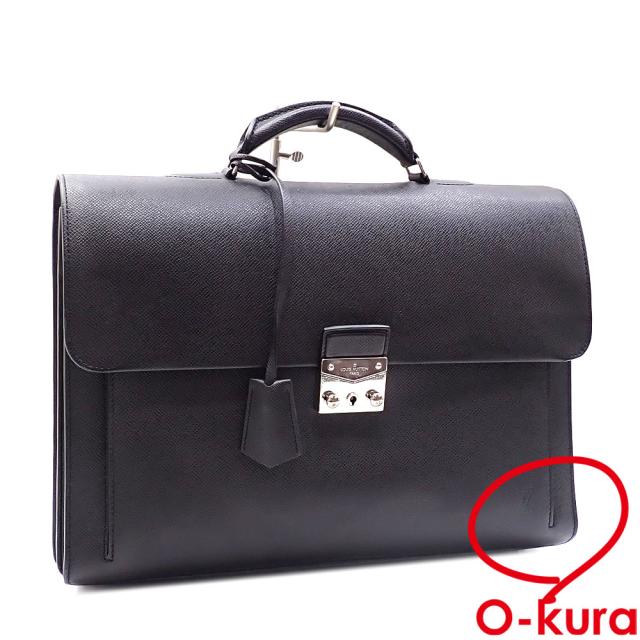 中古 ルイ・ヴィトン ビジネスバッグ タイガ アソシエ カルターブル 2 メンズ M32729 ノワール 書類鞄
