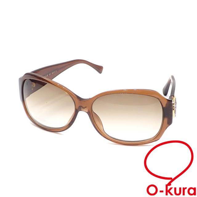 中古 ルイ・ヴィトン サングラス ウルスラ ストラス レディース Z0135E ブラウン アイウェア 眼鏡