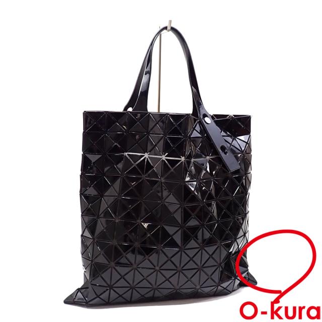 中古 バオバオイッセイミヤケ トートバッグ レディース ブラック 黒 塩化ビニル樹脂ほか BB63-AG043