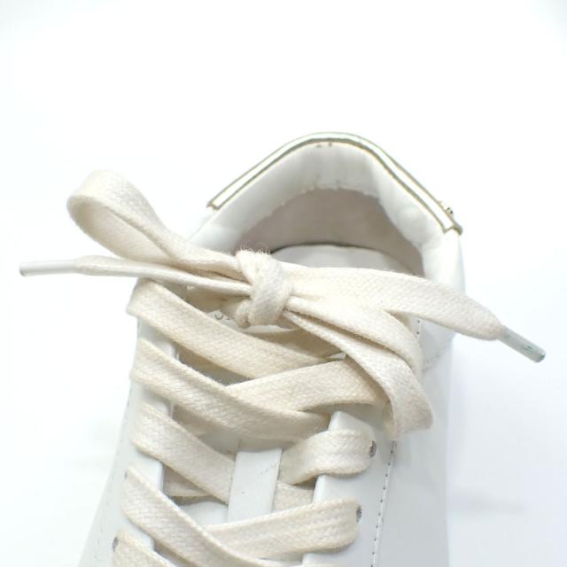 中古 ジミーチュウ スニーカー レディース レザー ホワイト 22.5cm 35 1/2 ローカット 古着 アパレル