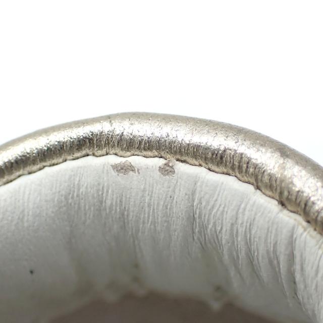 中古 ジミーチュウ スニーカー レディース レザー ホワイト 22.5cm 35 1/2 ローカット 古着 アパレル