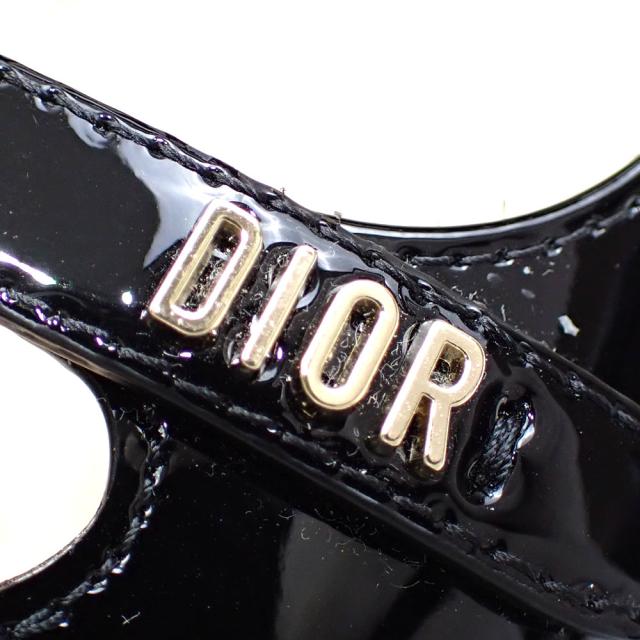 中古 クリスチャンディオール パンプス レディース エナメル ブラック 23.5cm 36 1/2 古着 アパレル