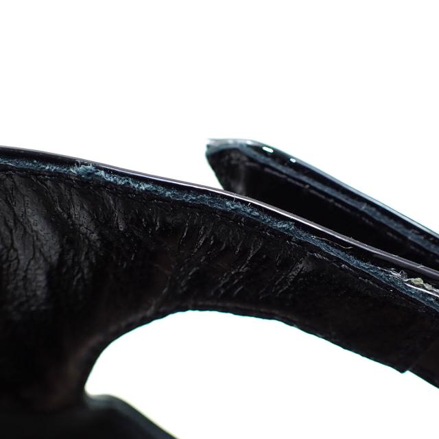 中古 クリスチャンディオール パンプス レディース エナメル ブラック 23.5cm 36 1/2 古着 アパレル