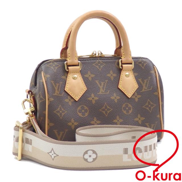 中古 ルイ・ヴィトン ハンドバッグ モノグラム スピーディ・バンドリエール 20 レディース M46222 ベージュ