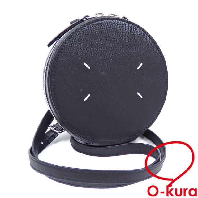 中古 メゾンマルジェラ ショルダーバッグ ミニラウンドバッグ レディース ブラック 黒 カーフレザー SA2VL0016P6799T8013 斜め掛け 4