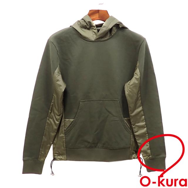 中古未使用品 コーチ パーカー メンズ フーディ 長袖 コットン オリーブ XSサイズ 78735 アパレル トップス