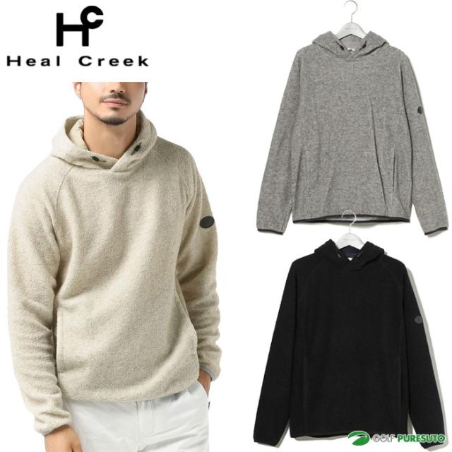 ヒールクリーク リサイクルウールパイル フーディ— メンズ 001-39111 ゴルフウェア パーカー 2023年秋冬モデル Heal Creek 00139111