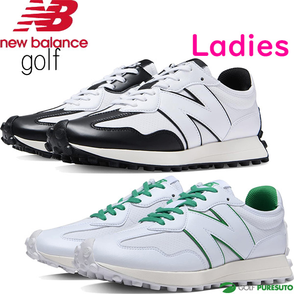 【レディース】ニューバランス ゴルフシューズ 327 v1 SL スパイクレス WGS327 WGS327AF／WGS327AG D相当 女性用 スパイクレスシューズ 2024年春夏モデル New Balance Golf 靴 紐タイプ シューレース 新色 ニューカラー
