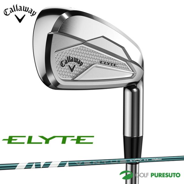 キャロウェイ ELYTE アイアン 5本セット（I#6-9、PW）VENTUS GREEN 50 for Callaway（R）カーボンシャフト 2025年モデル[日本仕様][Callaway][エリート アイアンセット]