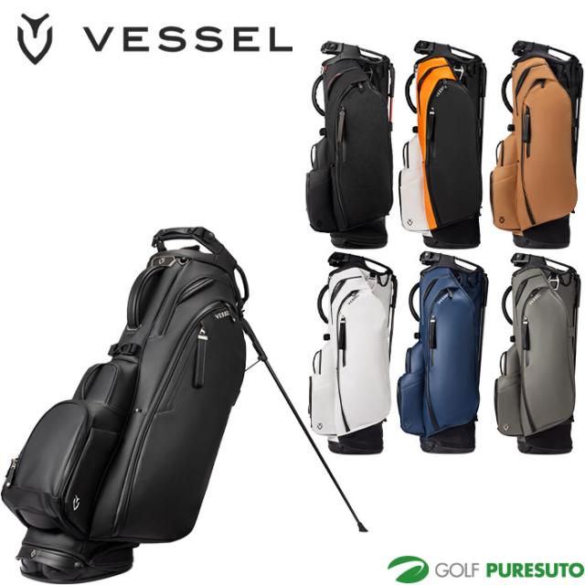 ベゼル ゴルフ 9.5型 PLAYER 5.0 Pro Stand スタンドキャディバッグ PLYRVPRO25 スタンドタイプ ゴルフバッグ ネームプレート刻印無料！ 2025年春夏モデル VESSEL GOLF