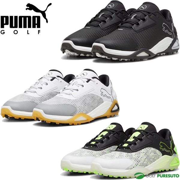 プーマ ゴルフ ゴルフシューズ シャドウキャット ニトロ スパイクレスシューズ メンズ 310249 3E相当 PUMA GOLF SHADOWCAT NITRO ローカット 紐タイプ シューレース 2025年新色