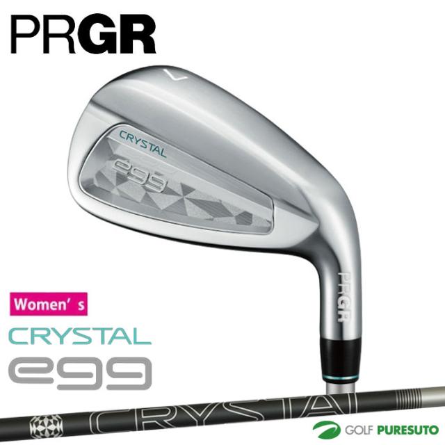 【レディース】プロギア CRYSTAL egg アイアン 4本セット（#7-PW） 2025年モデル クリスタルカーボンシャフト[PRGR エッグ 女性用][アイアンセット]