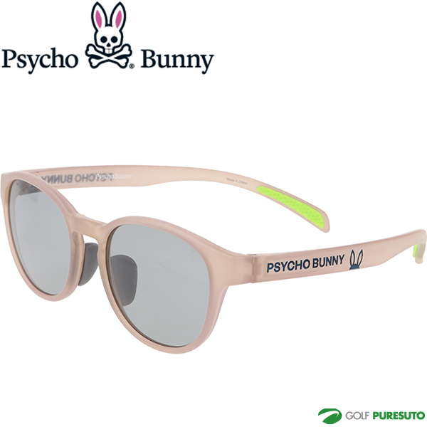 サイコバニー ゴルフ サングラス PB-02SG C-3 ミルキーベージュマット 偏光機能付き 2025年モデル Psycho Bunny 紫外線対策 メンズ レディース ユニセックス アイウェア カジュアル スポーツ