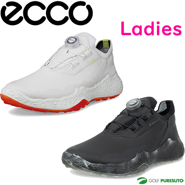 【レディース】エコー ゴルフシューズ バイオム H5 ハイブリッド ウィメンズ 11501301007／11501301001 ECCO golf biom h5 hybrid women スパイクレスシューズ 2025年モデル ウォータープルーフ仕様 3E相当 防水 ダイヤル式 132274 01038 51173 女性用