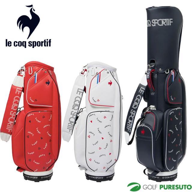 ルコックスポルティフ ゴルフ 8.5型 軽量 飛び柄デザイン キャディバッグ LG5FCB03L ゴルフバッグ カートタイプ 2025年秋冬モデル le coq sportif GOLF