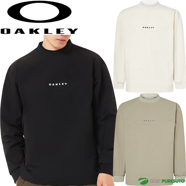 オークリー 長袖 プルオーバー ウィンドジャケット アンデュレイト クルージャケット メンズ FOA408139 アウター ゴルフウェア 2025年秋冬モデル Oakley Undulate Crew Jacket 秋冬ウェア ブルゾン