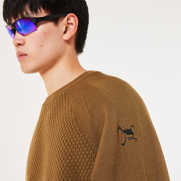 オークリー 長袖 クルーネック セーター スカル サーフィス セーター