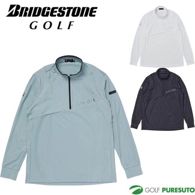 ブリヂストン ゴルフ  4Dimotion Fit 長袖 ハーフZIP シャツ FBM01F ゴルフウェア メンズ トップス 2025年秋冬モデル BRIDGESTONE GOLF
