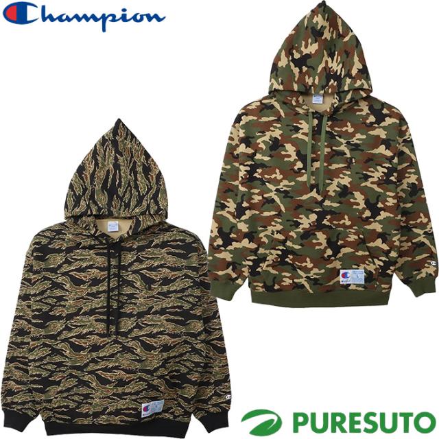 チャンピオン Champion 長袖 プルオーバー パーカー スウェットシャツ フーデッドスウェットシャツ メンズ C3-A111 2024年秋冬モデル 秋冬ウェア 24FW アクションスタイル チャンピオン タウンユース タウンウェア カジュアル