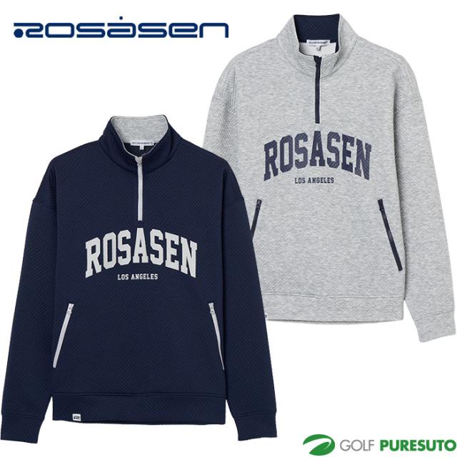ロサーセン ゴルフ A-Line 膨れジャカード プルオーバー 047-34811 ゴルフウェア トップス 2025年秋冬モデル Rosasen GOLF