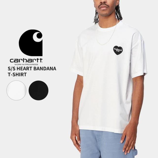 カーハート ダブリューアイピー 半袖 Tシャツ メンズ Carhartt WIP S/S HEART BANDANA T-SHIRT  カットソー トップス tシャツ i033116