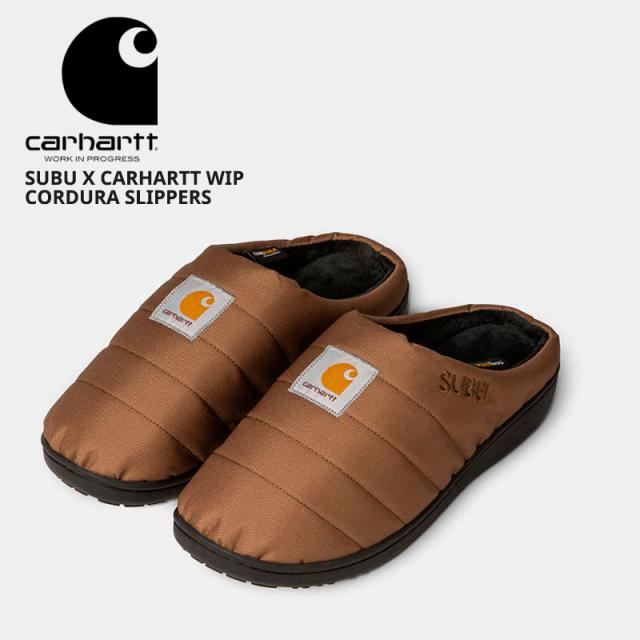 カーハートダブリューアイピー ユニセックス 冬サンダル SUBU × Carhartt WIP Cordura Slippers  スリッパ 外履き 冬 i034118