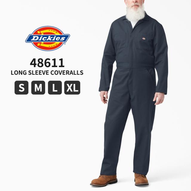 ディッキーズ カバーオール つなぎ Dickies Long Sleeve Coveralls  48611 メンズ レディース