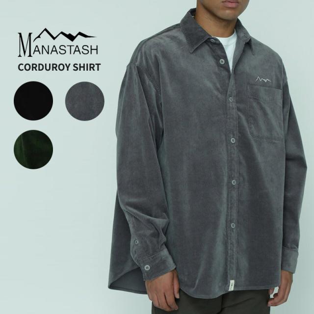 マナスタッシュ MANASTASH CORDUROY SHIRT コーデュロイシャツ トップス 長袖シャツ 792-3220007