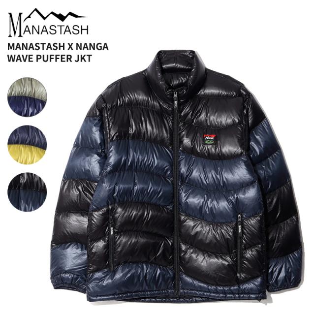 マナスタッシュ×ナンガ  メンズ ダウンジャケット MANASTASH×NANGA NANGA WAVE PUFFER JKT 中綿ジャケット 冬 792-5252010