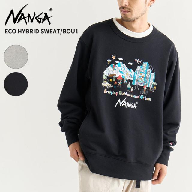 ナンガ スウェット トレーナー メンズ レディース NANGA エコハイブリッド スウェット ECO HYBRID SWEAT/BOU1 トップス N2530-1K066Z