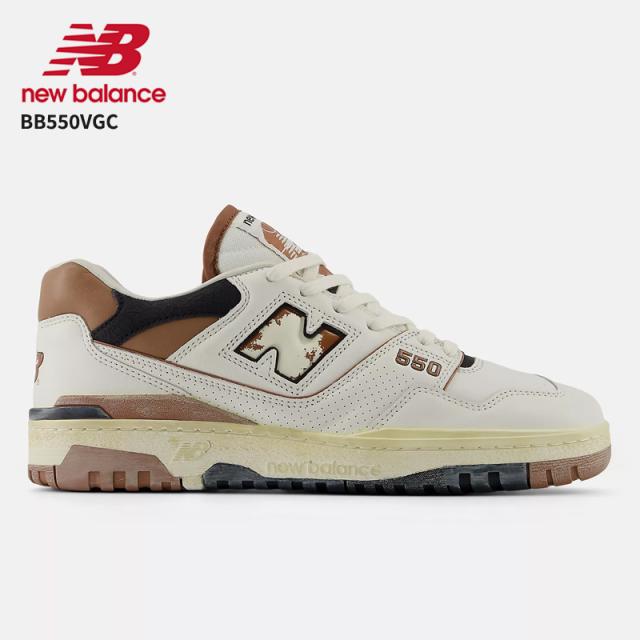 ニューバランス スニーカー New Balance 550 VGC BB550 White/Brown バスケットボール シューズ nb-bb550vgc