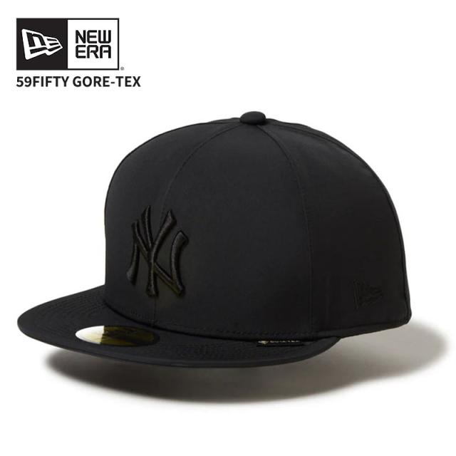 ニューエラ メンズ キャップ ゴアテックス 帽子 NEW ERA 59FIFTY GORE-TEX ニューヨーク・ヤンキース ブラック 帽子 アメカジ ストリート 14668169