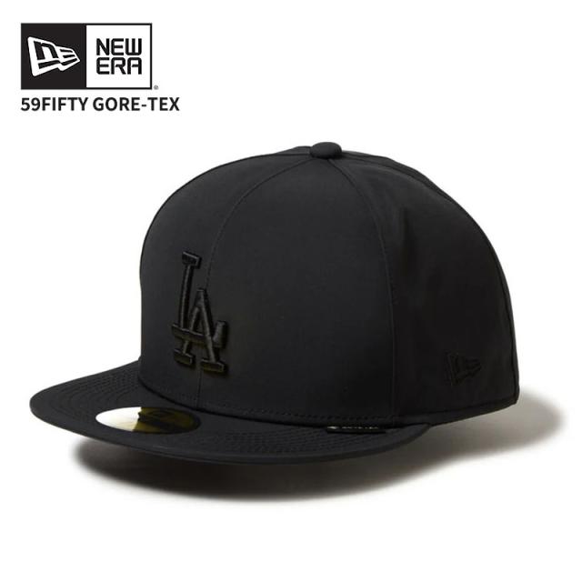 ニューエラ メンズ キャップ ゴアテックス 帽子 NEW ERA 59FIFTY GORE-TEX ロサンゼルス・ドジャース ブラック 帽子 アメカジ ストリート 14668170