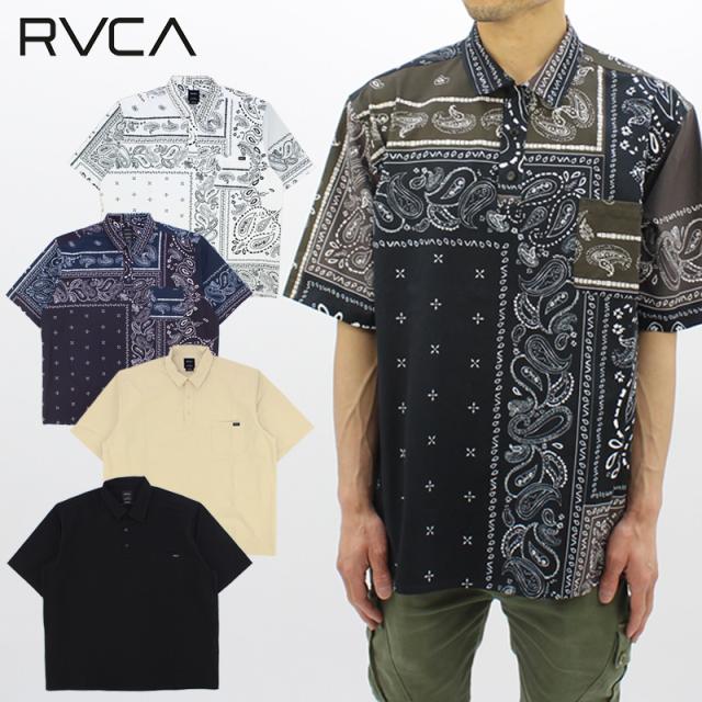 ルーカ RVCA RVCA メンズ BANDANA UT SHIRTS ショートスリーブシャツ  ポロシャツ 男性 bd041-159