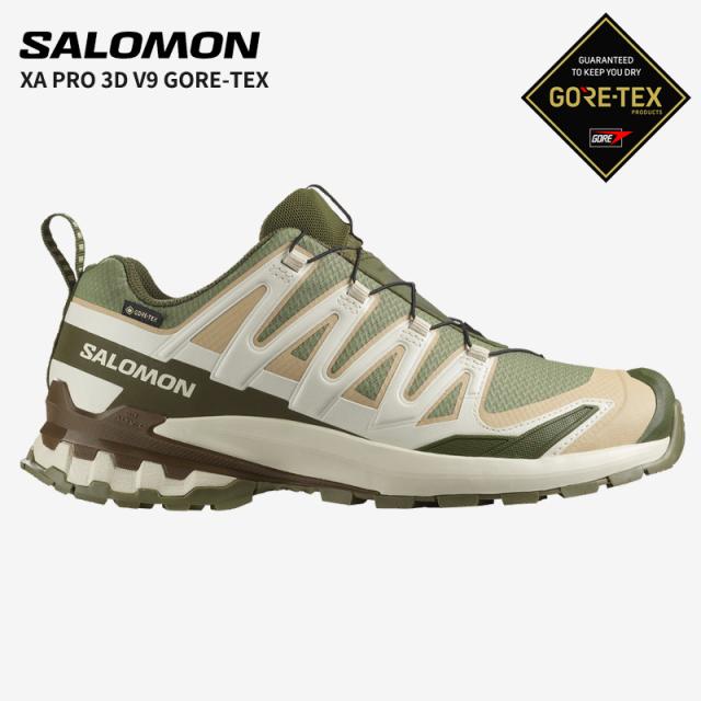 サロモン メンズ 超軽量 トレイルランニングシューズ  SALOMON XA PRO 3D V9 GORE-TEX スニーカー  メンズ L47820200