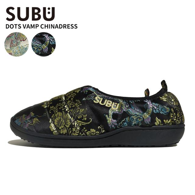 スブ メンズ 冬サンダル スリッポン レディース SUBU DOTS Collection HORROR  DOTS VAMP CHINADRESS 2025年モデル スリッパ 外履き