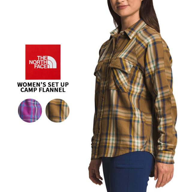 ザ・ノース フェイス THE NORTH FACE Women’S/Set Up Camp Flannel フランネル 長袖 シャツ ウィメンズ レディース nf0a82qn