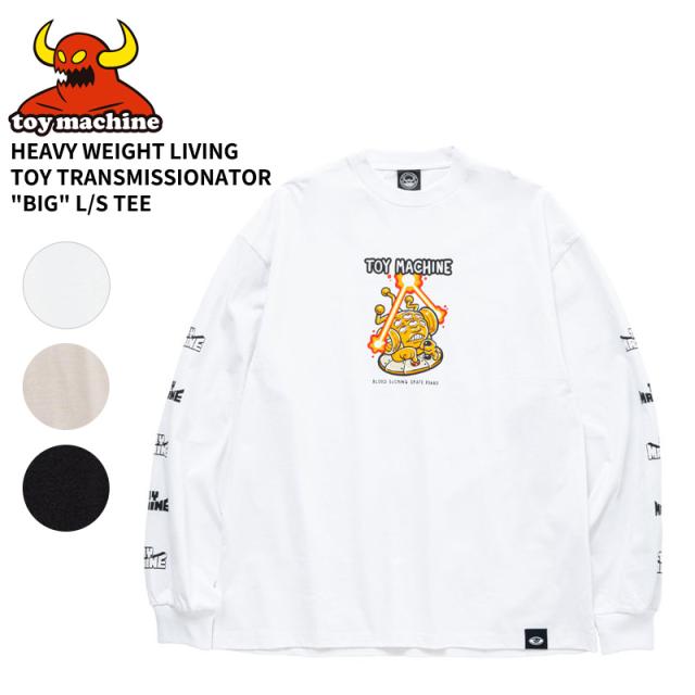 トイマシーン メンズ プリント 長袖Tシャツ ロンT TOY MASHINE  トップス ロングTシャツ ストリート スケーター tmpflt11