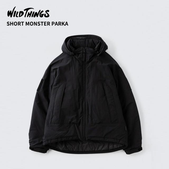ワイルドシングス アウター ジャケット WILD THINGS ショートモンスターパーカー SHORT MONSTER PARKA 中綿ジャケット 冬 wt24103sn