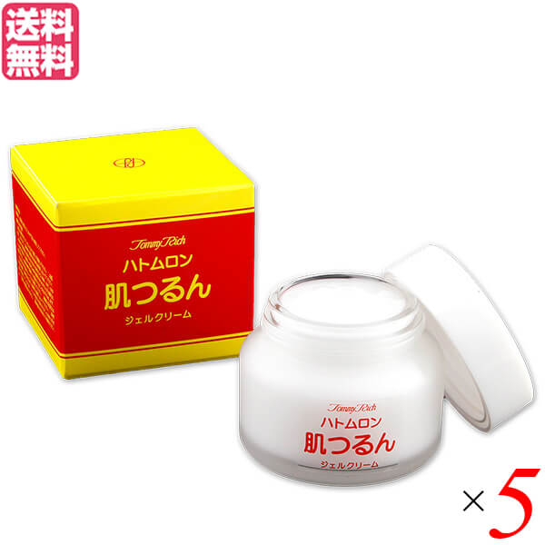 ハトムギ ジェル ヨクイニン トミーリッチ ハトムロン肌つるん ジェルクリーム 60g 5個セット 送料無料